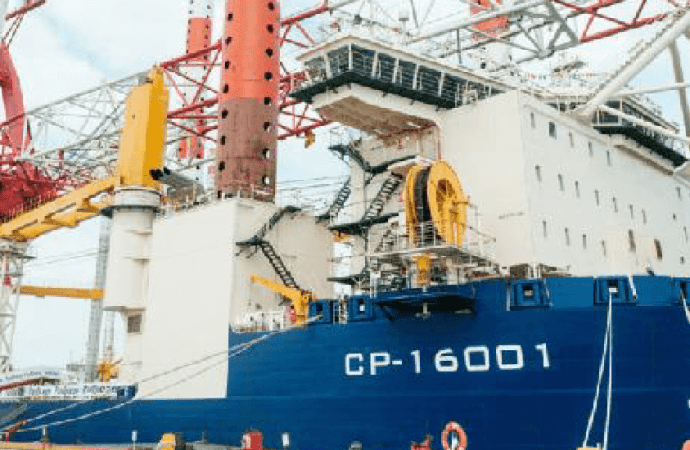 Batam Shipyard Launches Offshore Wind Turbine Installation Vessel for ...
