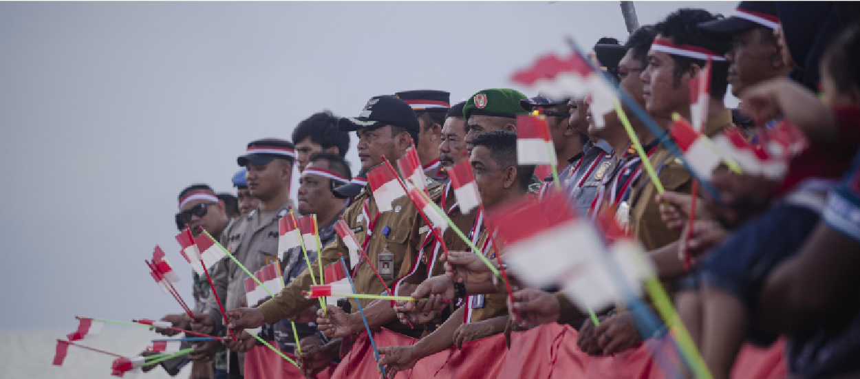Independence Day Flag-Raising on Batam's Outermost Island, Pelampong ...
