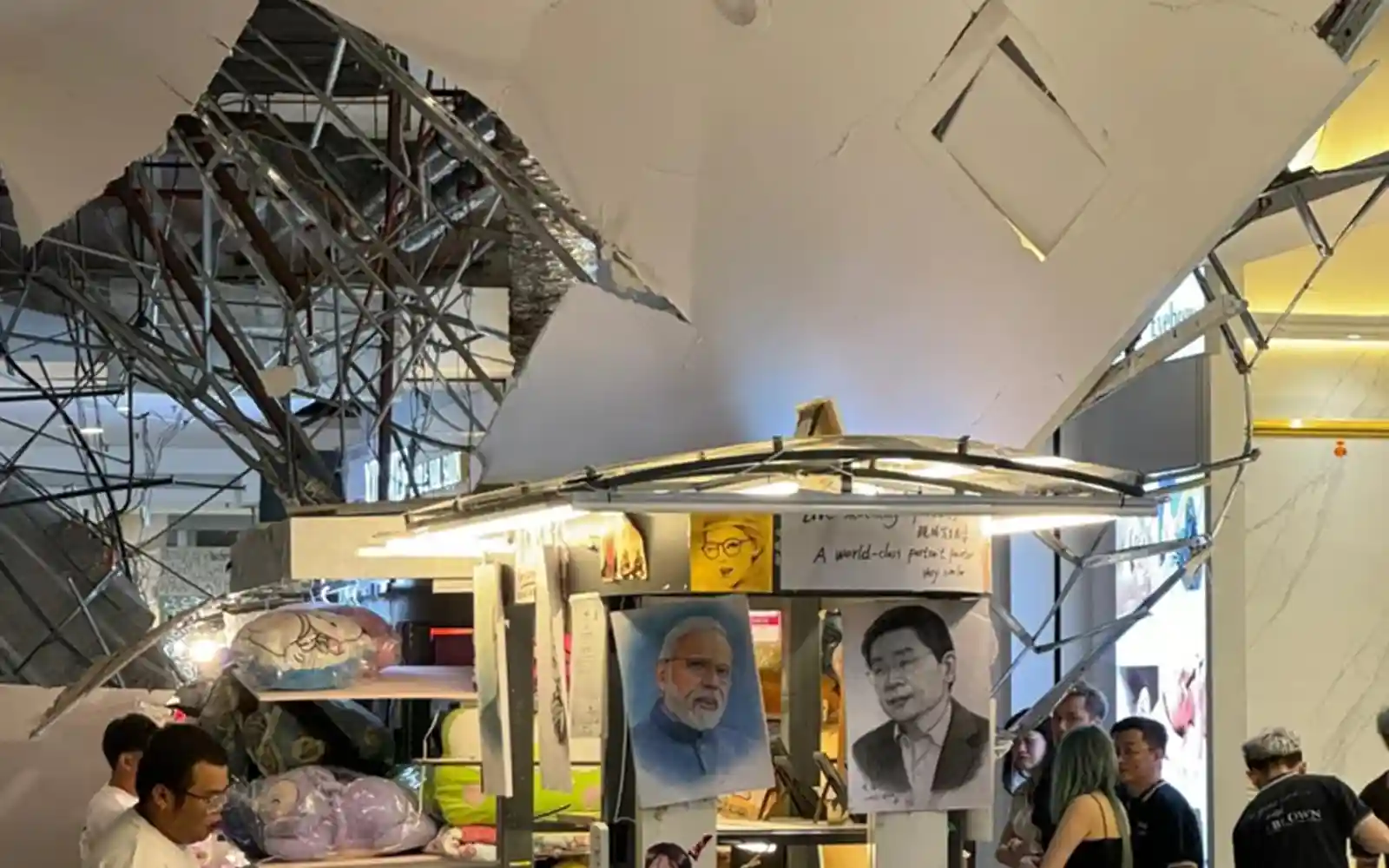 Mall Disaster: Ceiling Collapse at KSL City Mall in Johor Sparks Panic ...