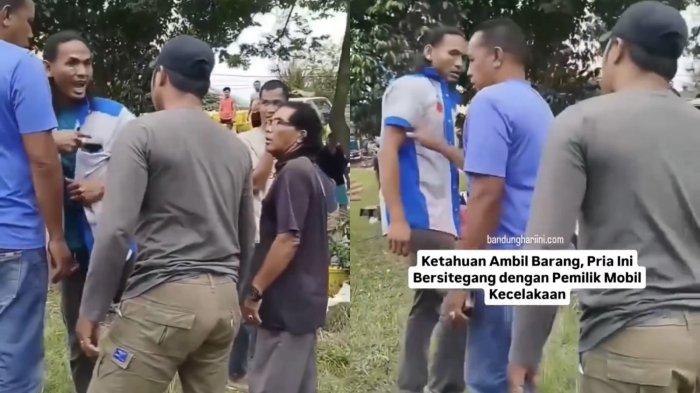 Looting at Crash Site: Man Caught Taking Fruit from Batam Delivery ...