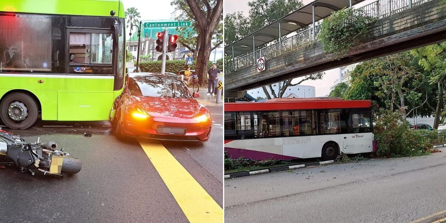 Two Days, Two Crashes: Bus Accidents in Keppel and Hougang Send Three ...