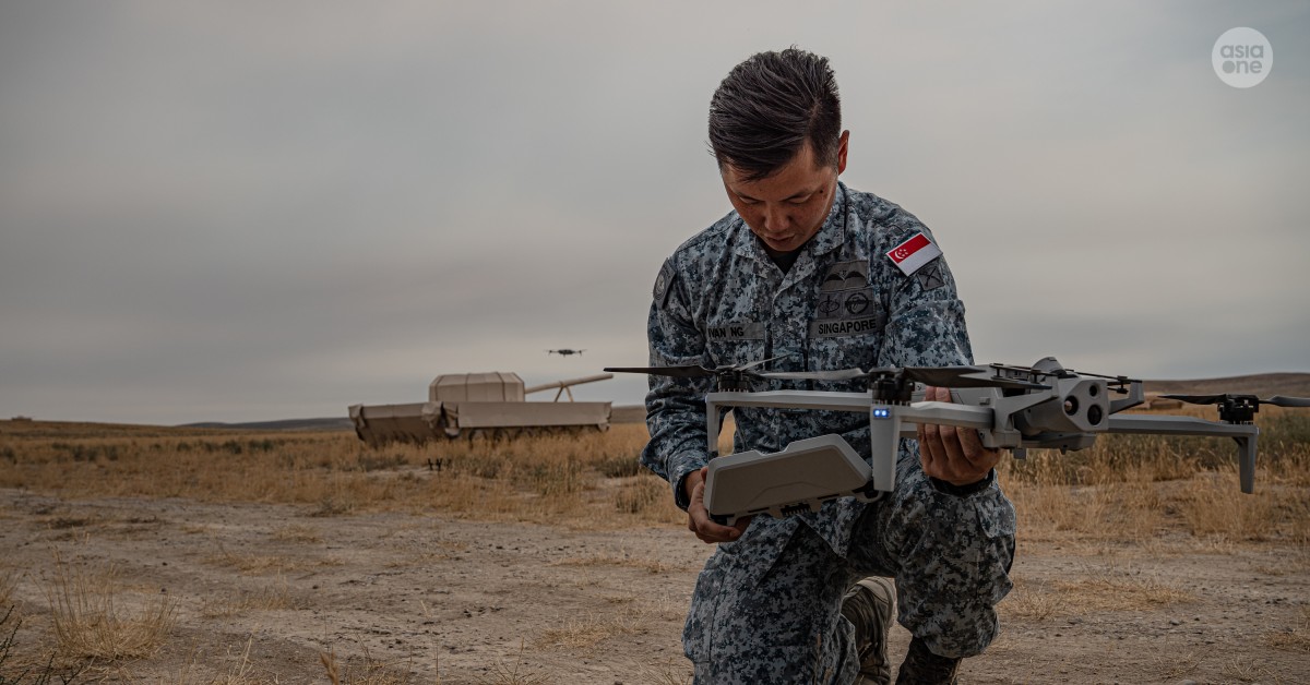 SAF Forging Sabre: Mini Drones Boost Battlefield Resilience in US ...